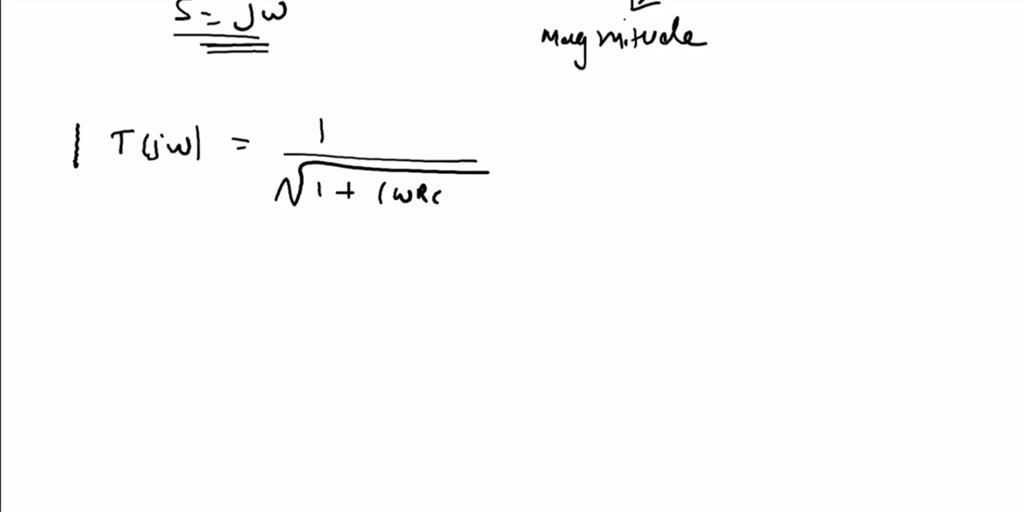 SOLVED: Design a First-Order,Passive RC High-Pass Filter with a cutoff ... SOLVED: Design a First-Order,Passive RC High-Pass Filter with a cutoff ...