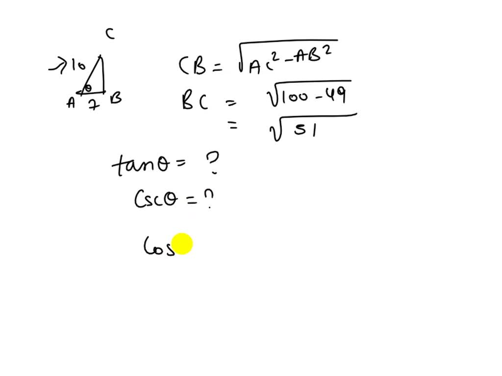 SOLVED: Find sin Î¸, where Î¸ is the angle shown. Give an exact value, not a decimal ...
