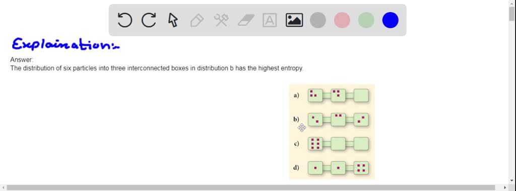 Which distribution of six particles into three interconnected boxes has ...