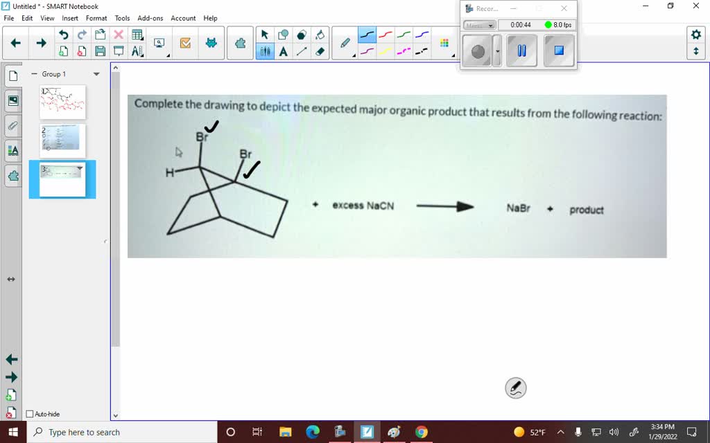 SOLVED: 16 Question (1point) Complete the drawing to depict the ...