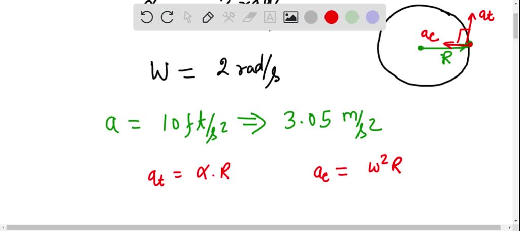 Solved 661 A Pulley Has A Constant Angular Acceleration Of 3 Rads2 When The Angular