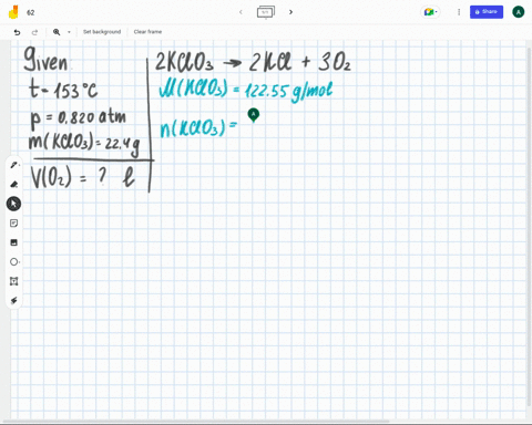 Determine the volume of O2 gas, in liters, formed when...