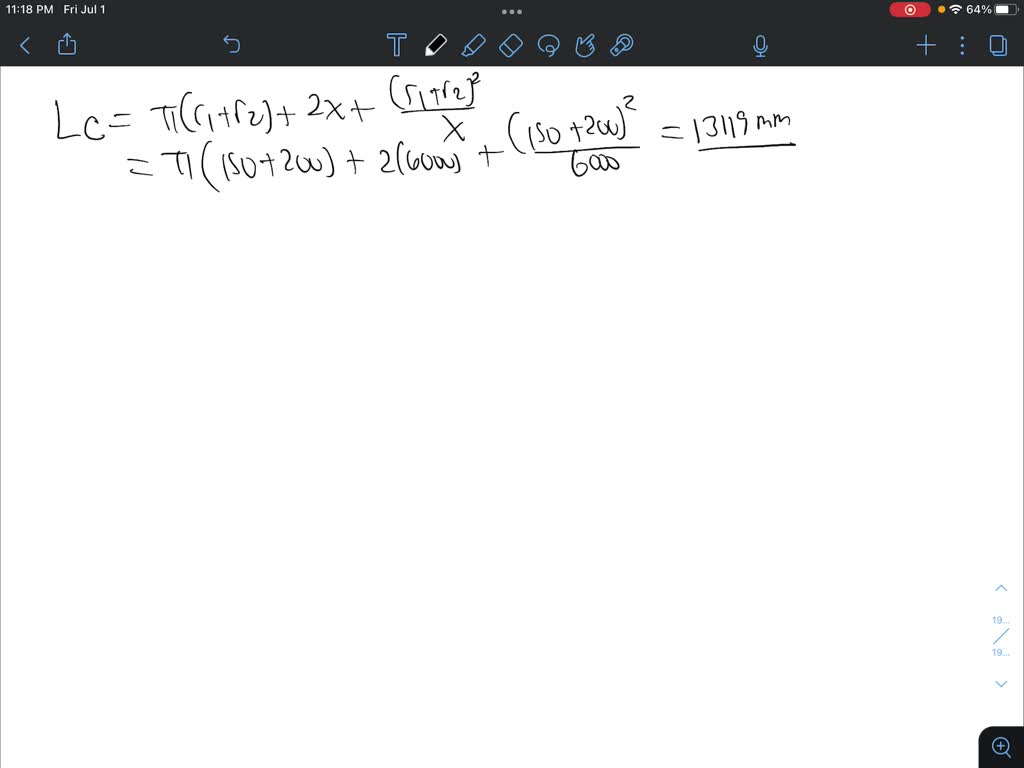 Two parallel shafts 6 metres apart are provided with 300 mm and 400 mm ...