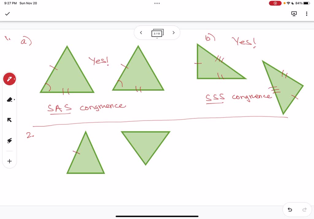 SOLVED: 4-3 Are the Proving Reteach and triangles congruent? to H the ...