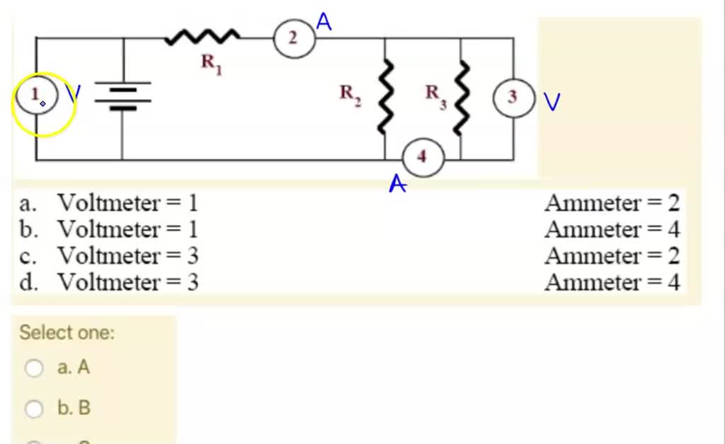 SOLVED: If we wish to measure the current through and voltage across ...