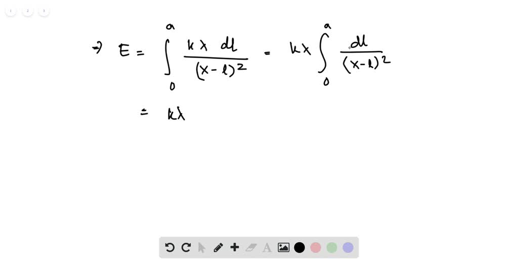 SOLVED: A charged line with charge Q distribuled on it uniformly like ...