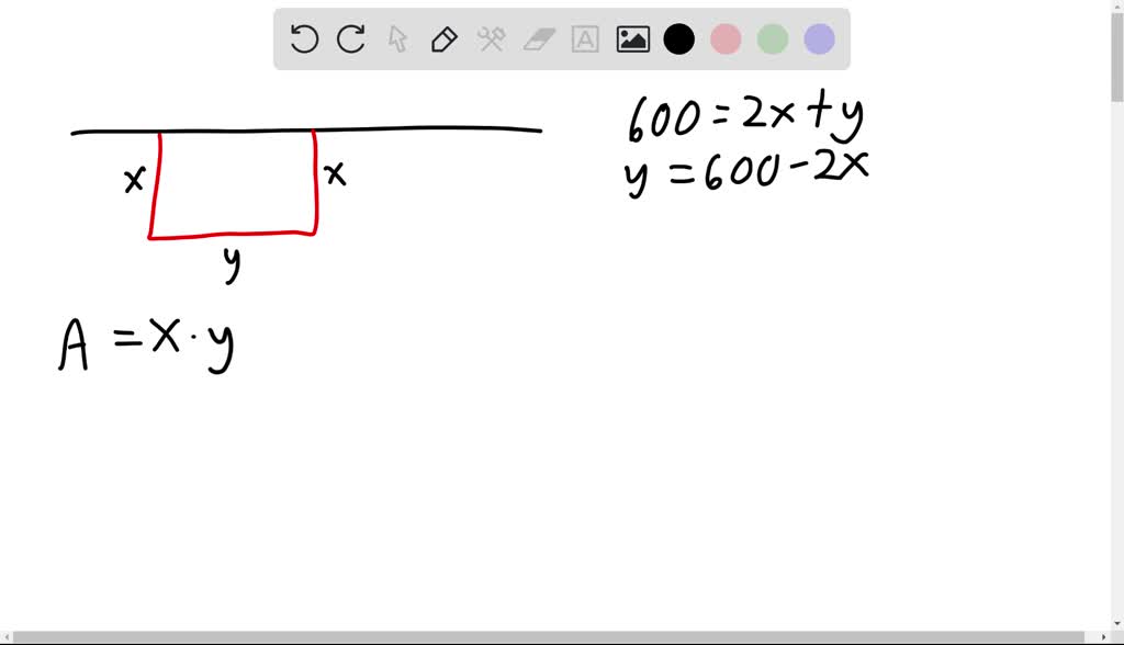SOLVED: A rectangular lot is bordered on one side by a stream and on ...