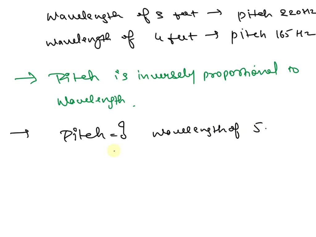 SOLVED: A musical instrument has a pitch of 220 hertz when the ...