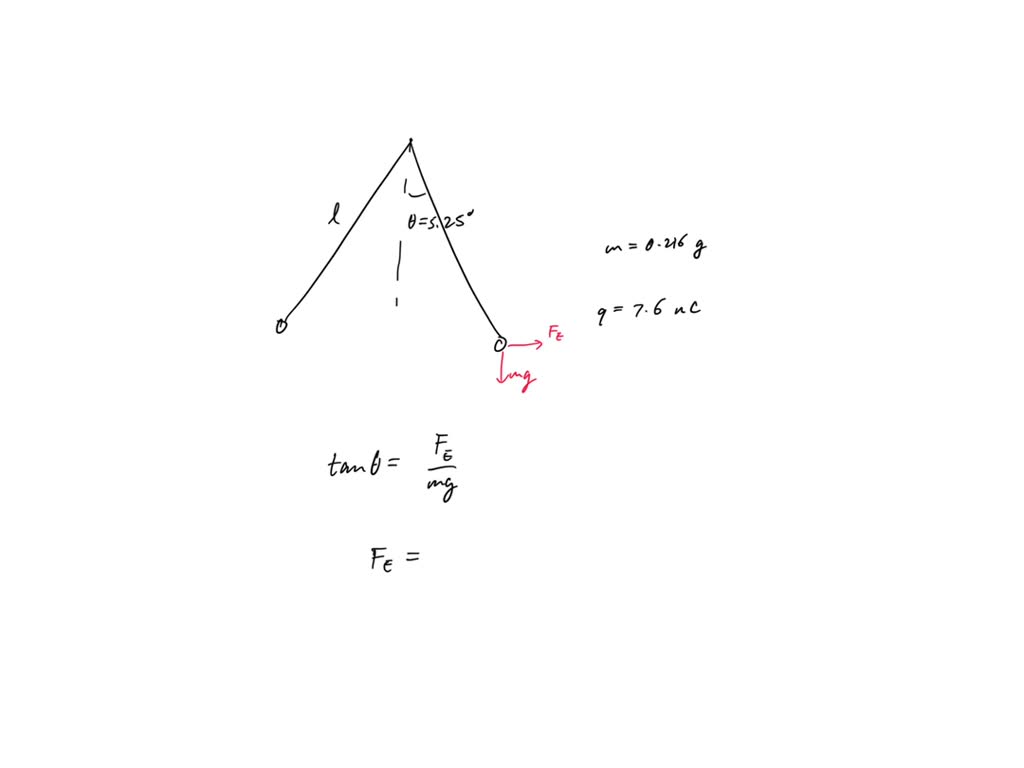 SOLVED: Two small metallic spheres, each of mass m = 0.216 g, are suspended as pendulums by ...
