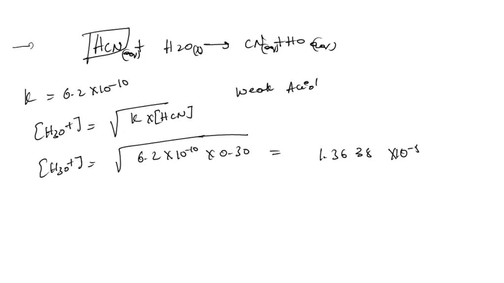 SOLVED: Hydrogen cyanide has the chemical formula HCN. The compound ...