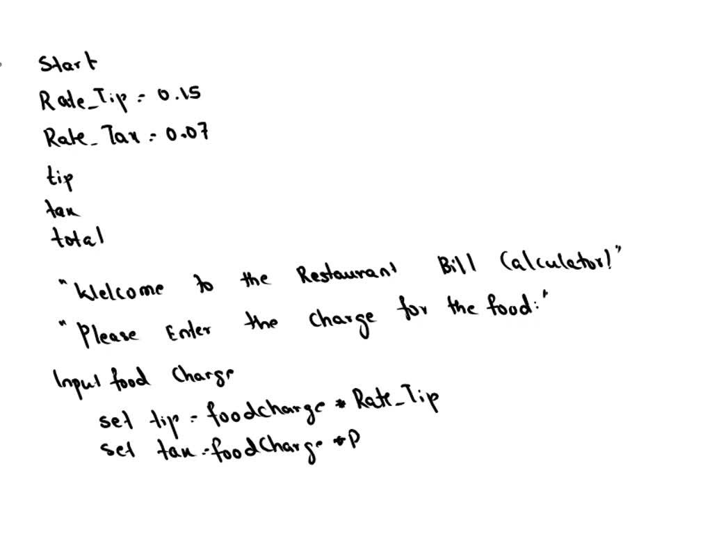 Using Flowgorithm Please I Really Need Help Design A Program Using Pseudocode That