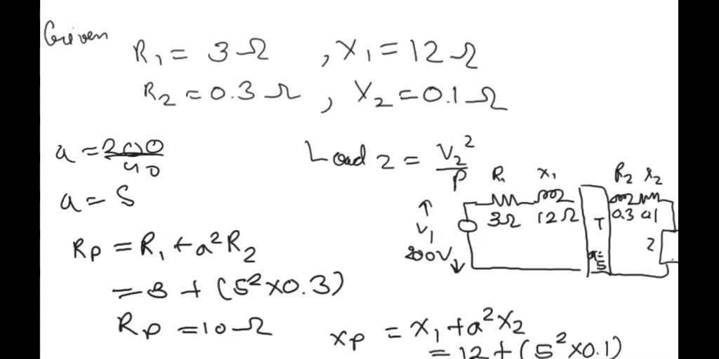 SOLVED: Q3: Determine Q4: In the transformer circuit shown below ... SOLVED: Q3: Determine Q4: In the transformer circuit shown below ...