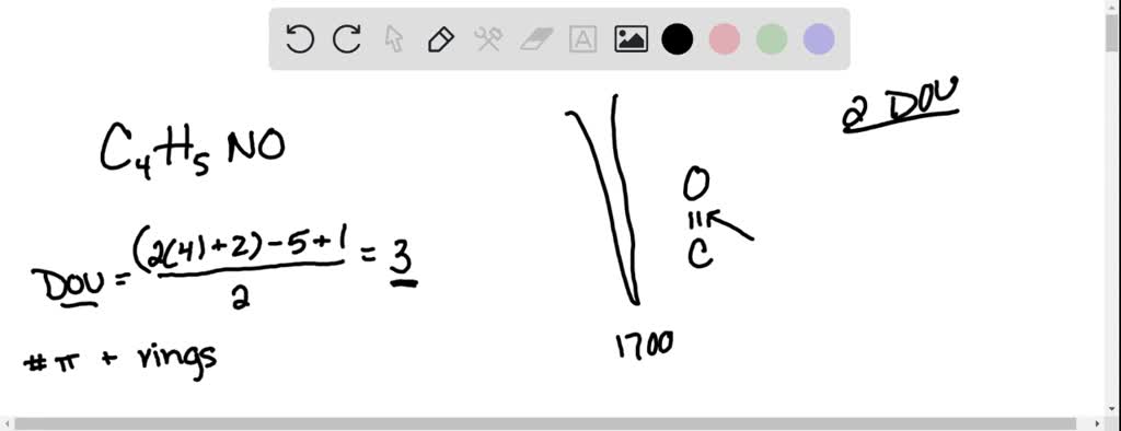 SOLVED: An unknown compound has the molecular formula C4H9NO. Using ...