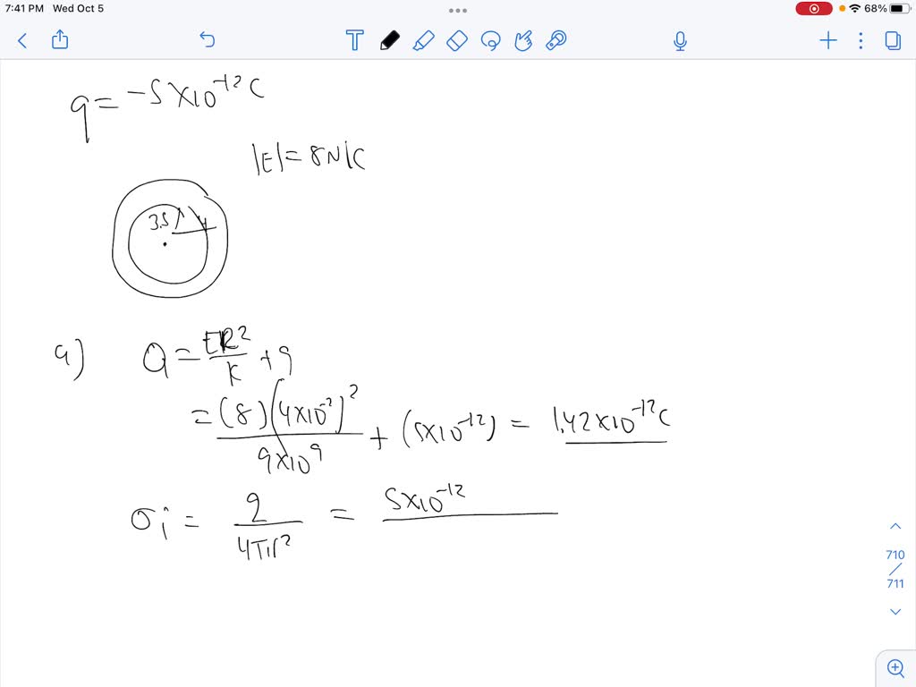 SOLVED: A point charge q=-5.0 × 10^-12C is placed at the center of a ...
