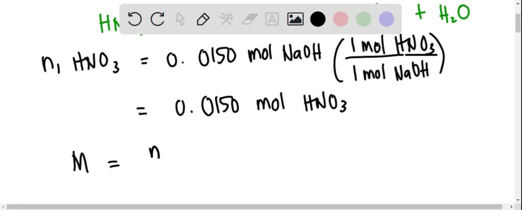 SOLVED: What volume of 0.200 M HNO3(aq) is required to react completely ...