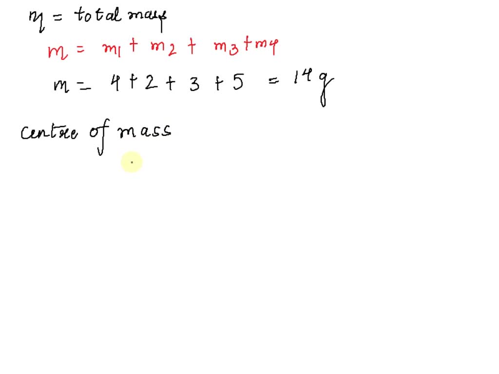 SOLVED: Let V1, Vk be the points in R3 and suppose that for Point Mass ...
