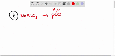 SOLVED: 1. Consider the following reaction: Solid sodium bicarbonate ...