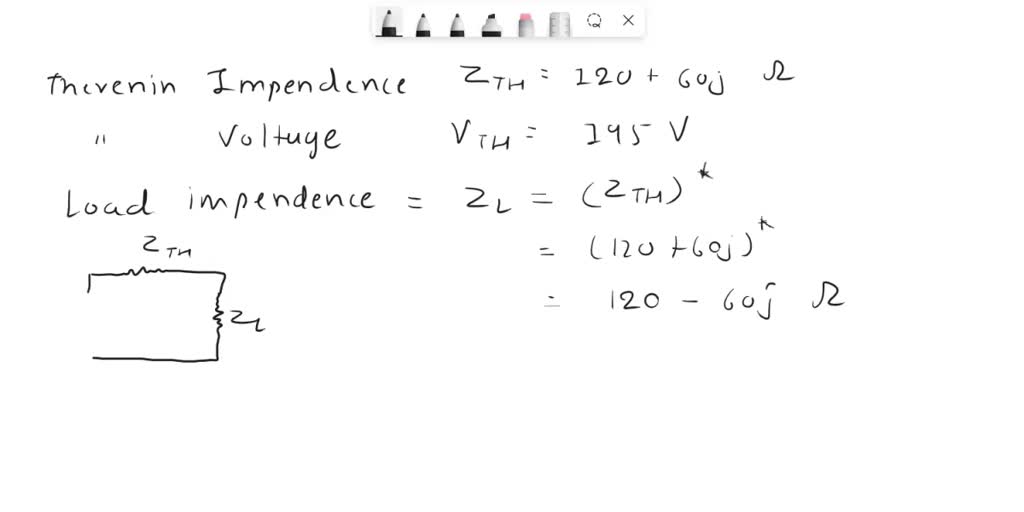 SOLVED: what is the maximum power (Pmax (W)) of the thevenin circuit ...