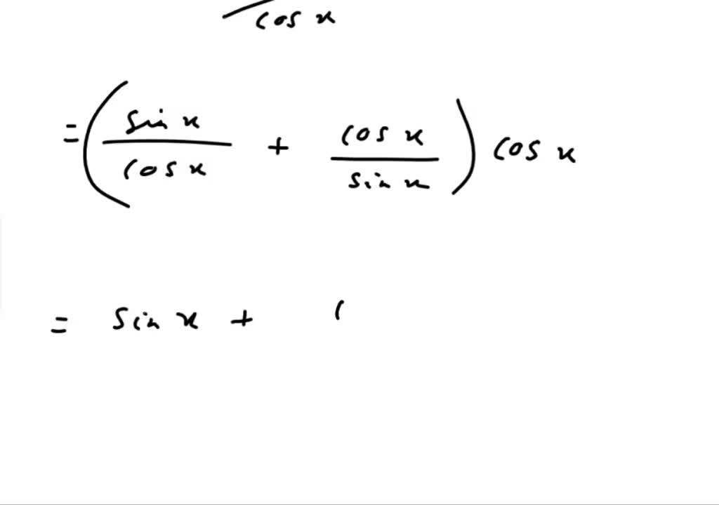 SOLVED: Simplify the trigonometric expression below by writing the ...