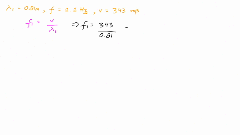 Two rarefactions a and b are labelled the distance between...