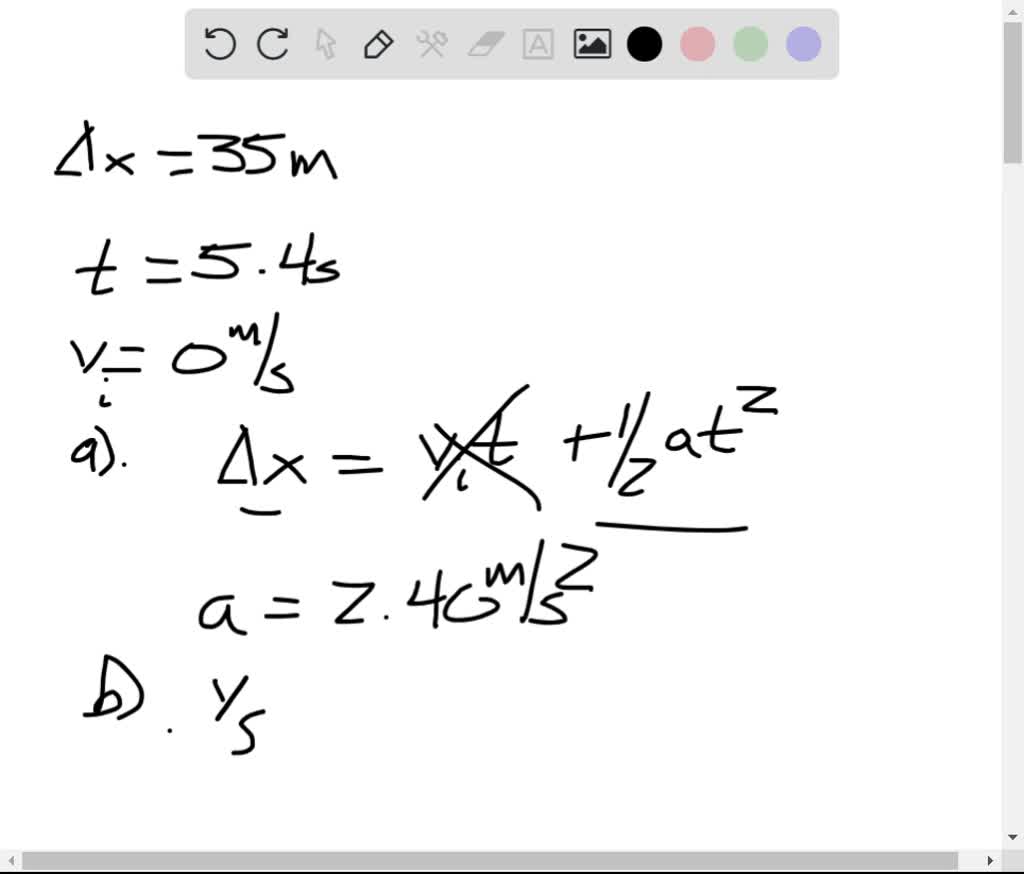 SOLVED: A sprinter in a 100m race accelerates uniformly for the first ...