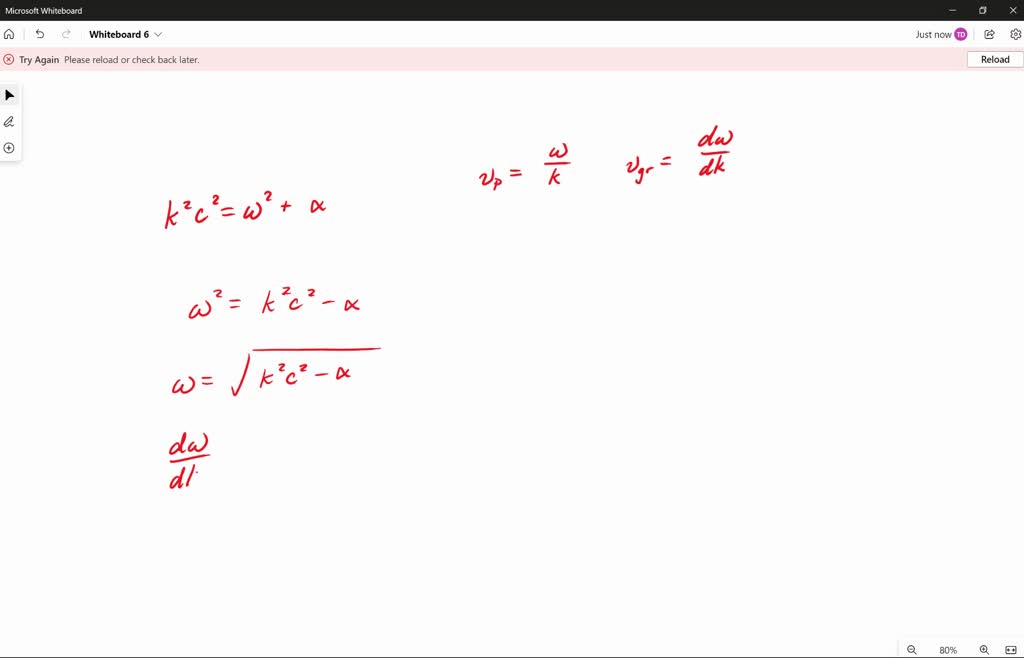 Show that for those waves whose angular frequency ω and wave number k ...