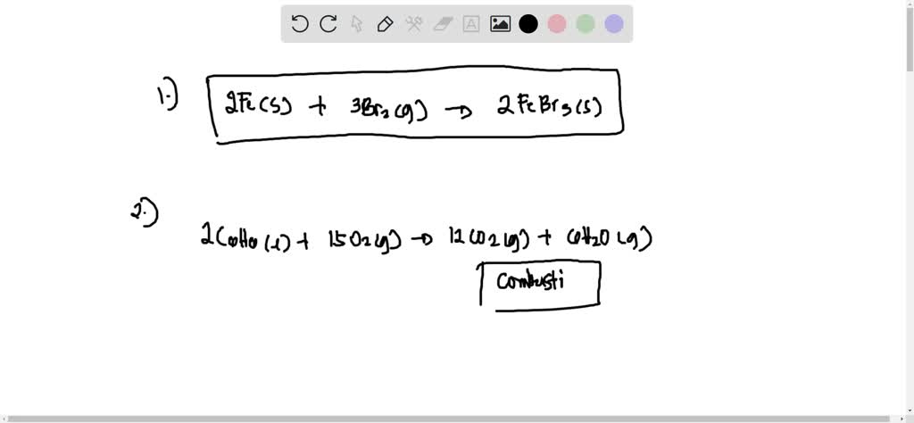 SOLVED: Use the reaction below to answer questions 1, 2, and 3. 2K (s) + Br2 (l) → 2KBr (s ...