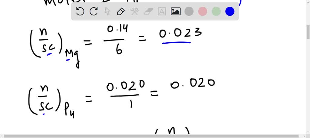 SOLVED: How many moles of Mg3P2(s) can be produced from the reaction of 0.14 mol Mg(s) with 0. ...