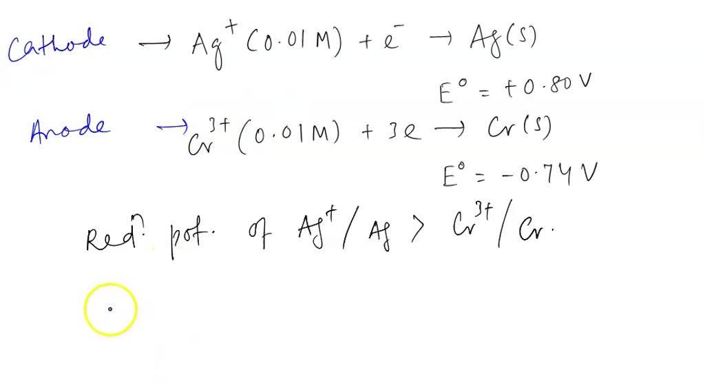 SOLVED: Texts: The reaction of oxidizing Cr3+ ions in the electrolytic ...