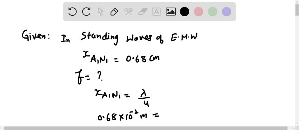 SOLVED: Electromagnetic waves can form standing waves: In a standing ...