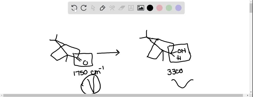 SOLVED: A student performed the oxidation of Borneol with Oxone using ...