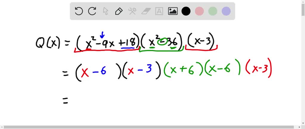 SOLVED:Factor the polynomial completely, write any repeated factors in ...