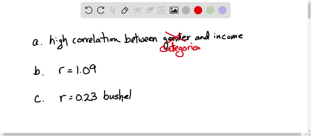 SOLVED: Correlation blunders Fach of the following statements contains an error. Explain what's ...