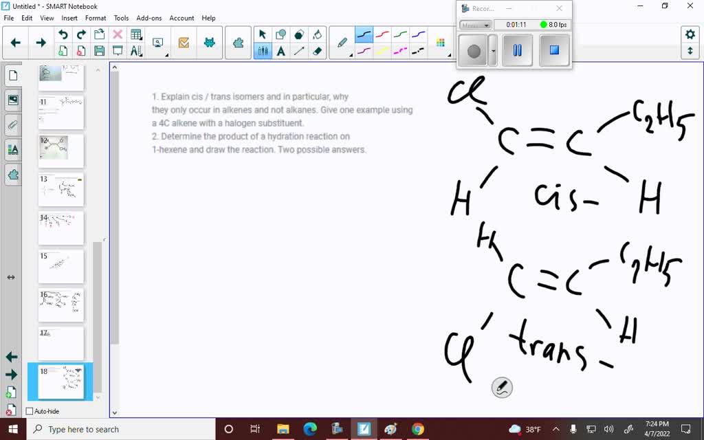 SOLVED: '6. There are two isomers of 1-bromo-4-methylcyclohexane formed ...