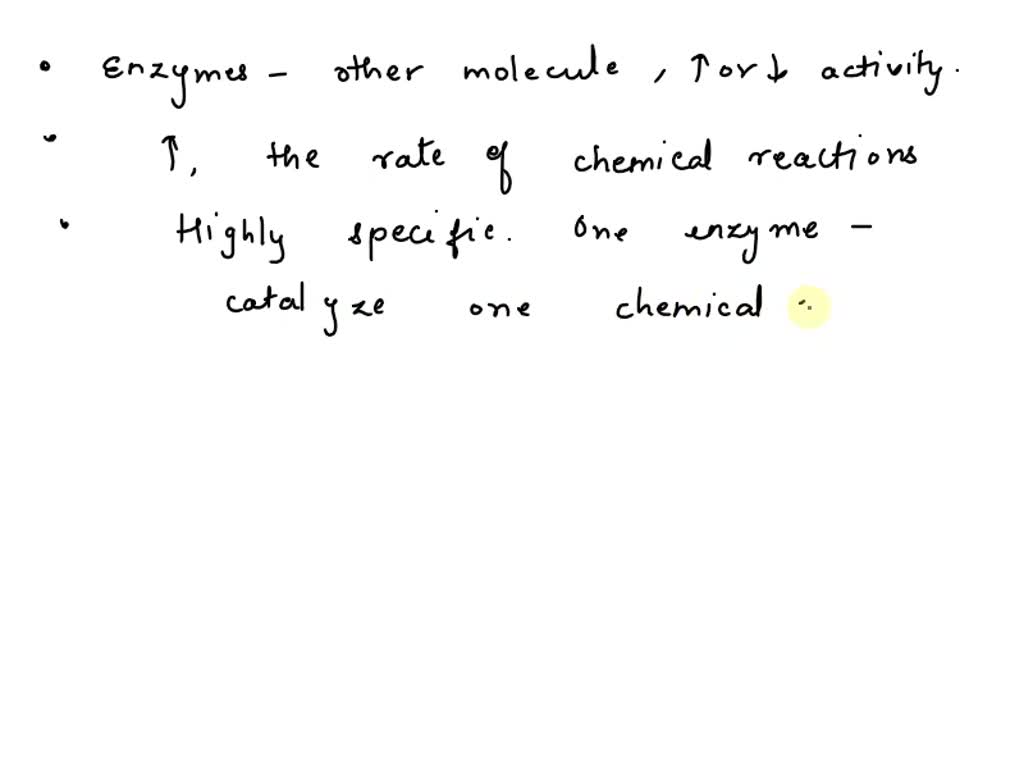 SOLVED: Question 4 Which of the following are NOT true of enzymes? The ...