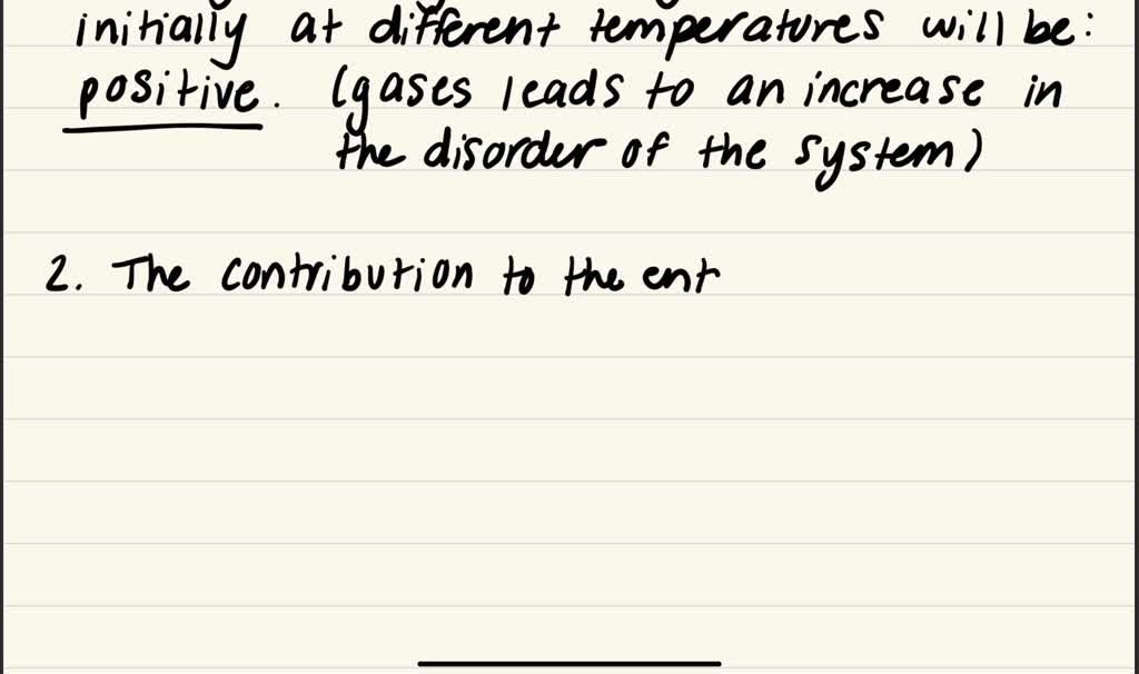 SOLVED: If two gases that are mixed were initially at different temperatures T1, T2. What would ...