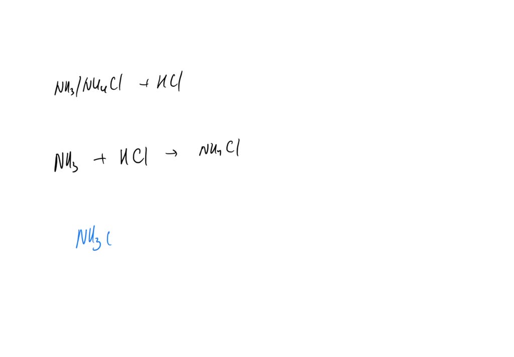 SOLVED: What is the equation for the buffering action when HCl is added to a buffer solution ...