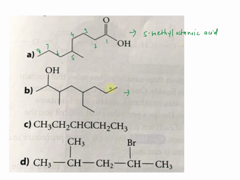 Ch3 ch2 ch2 ch2 oh a write the structure of a chain isomer...