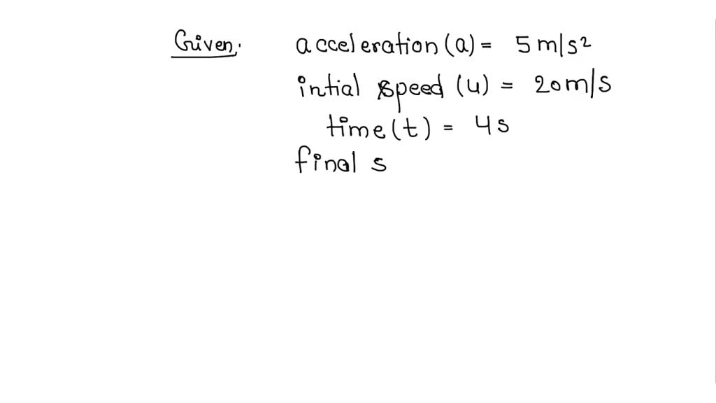 SOLVED: An object moves along a straight line with an acceleration of 5m/s². If its initial ...