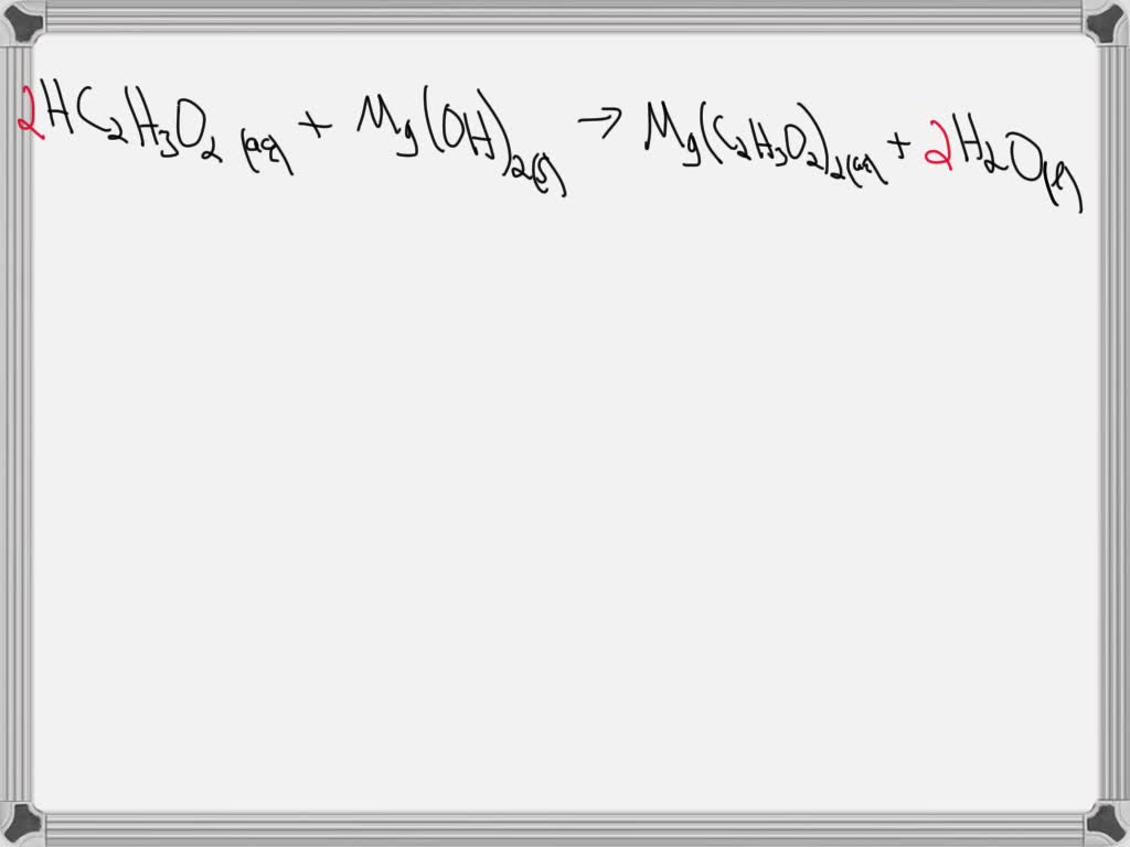 SOLVED: Complete and balance the following equations. For each, write ...
