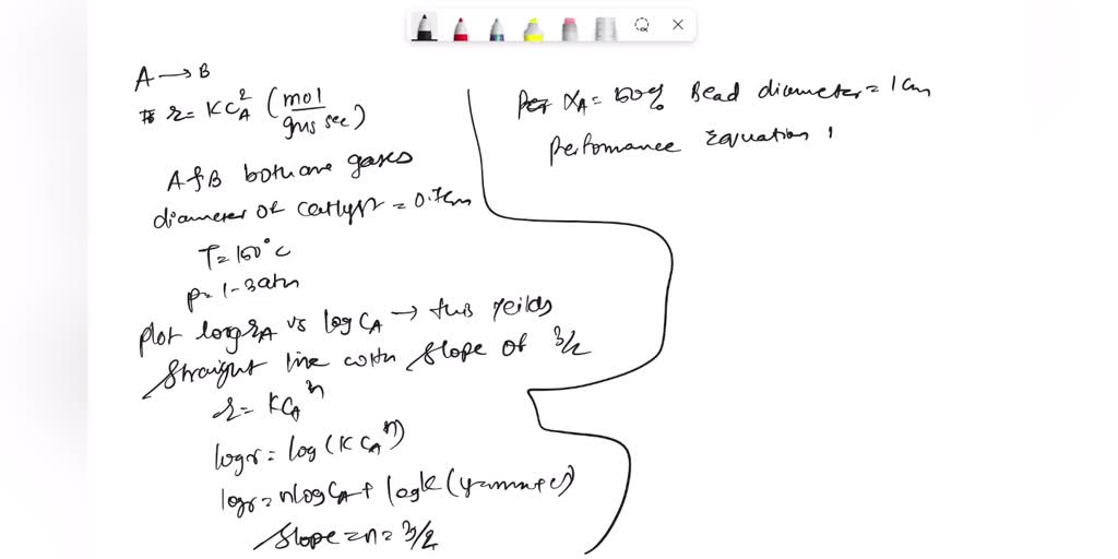 SOLVED: Exercise 7.7: Thiele modulus and rate data The second-order ...