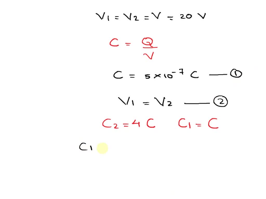 SOLVED: 1) a) As shown in figure given below, 20 V battery is connected ...