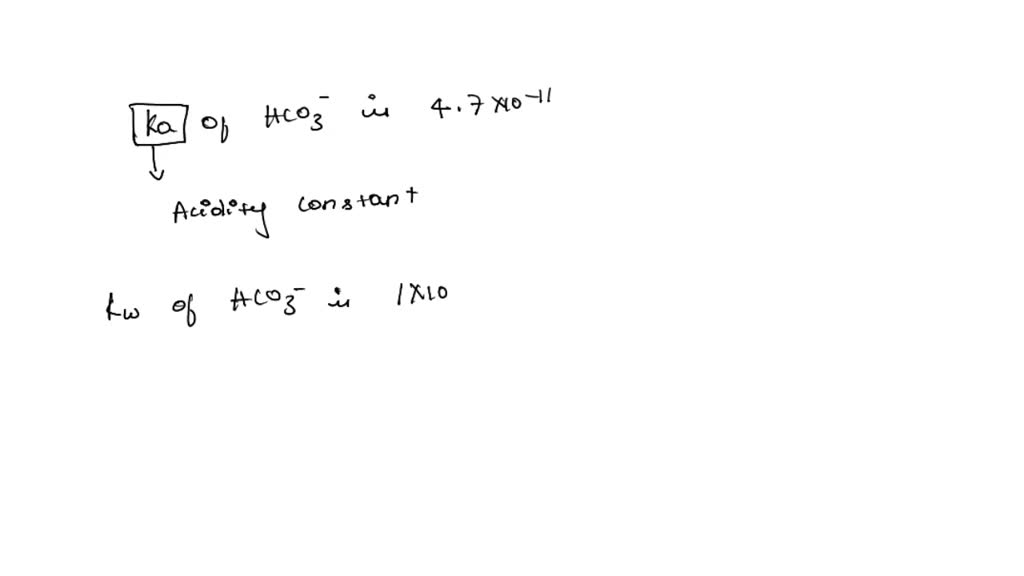SOLVED: What is the Kb for CO32?