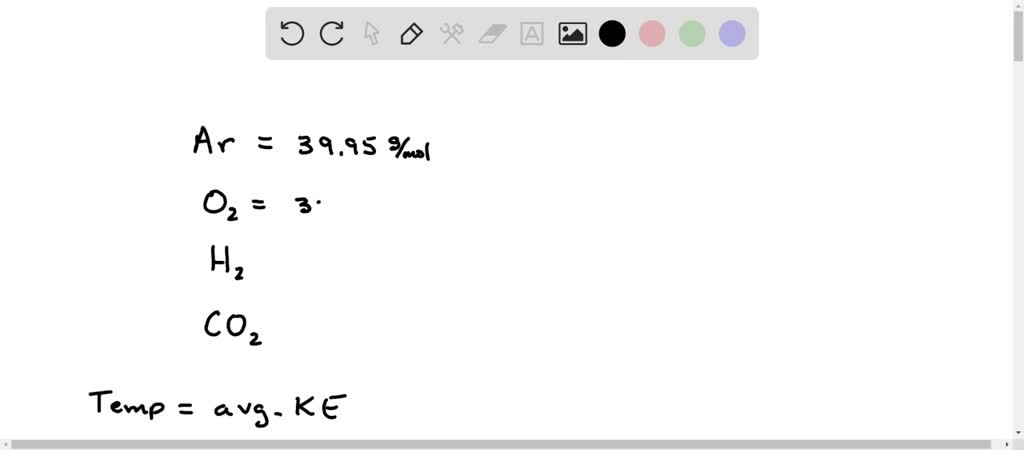 SOLVED: The following graph shows the gas speed distributions for four different gases, all at ...