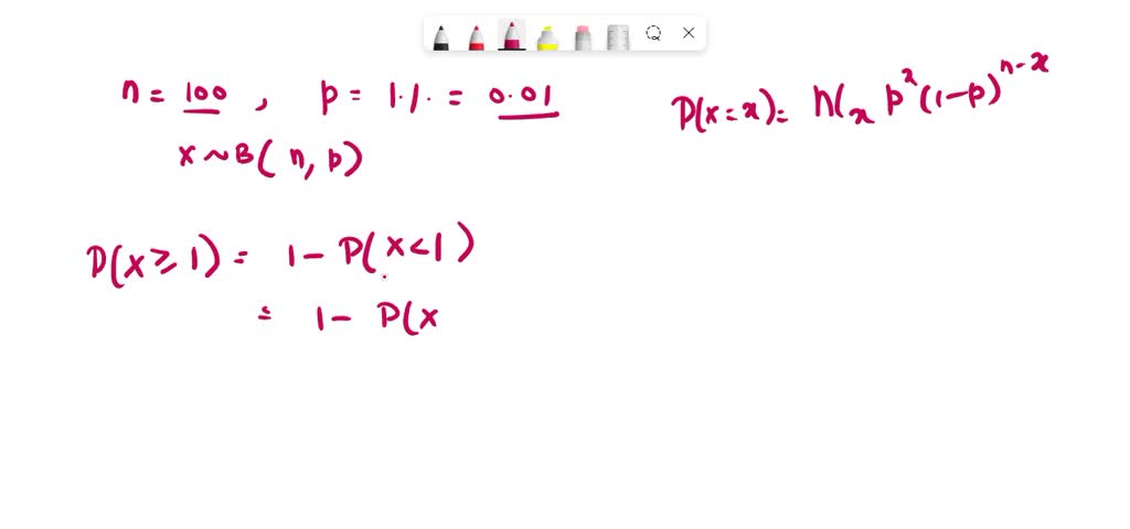 SOLVED: A congested computer network has a 1% chance of losing a data packet and packet losses ...