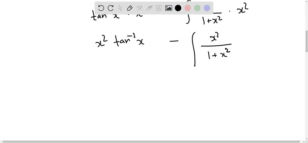 SOLVED: Derive the formula arctanx 2 dx 1+X