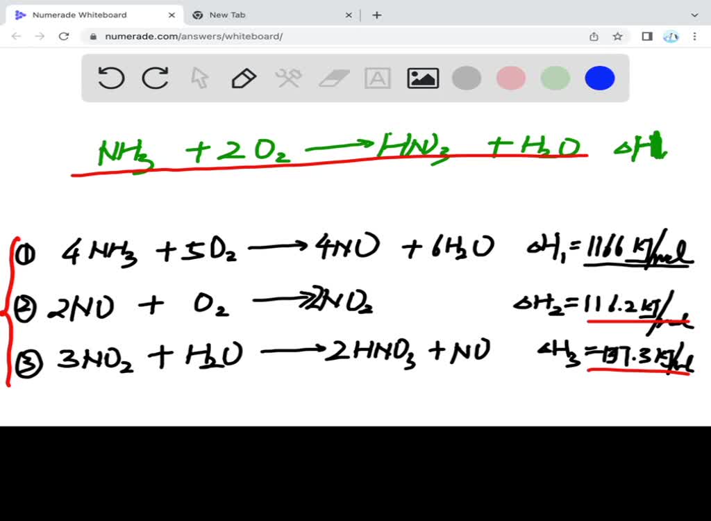 SOLVED: Please use Hess's law to calculate the enthalpy change for the following reaction; N2 ...