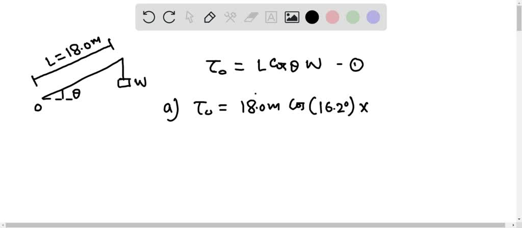 SOLVED: The arm of a crane at a construction site is 18.0 m long, and ...