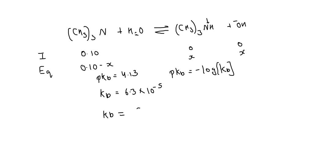 SOLVED: 9. The base hydroxylamine, NH2OH, has a pKb equal to 8.06 ...