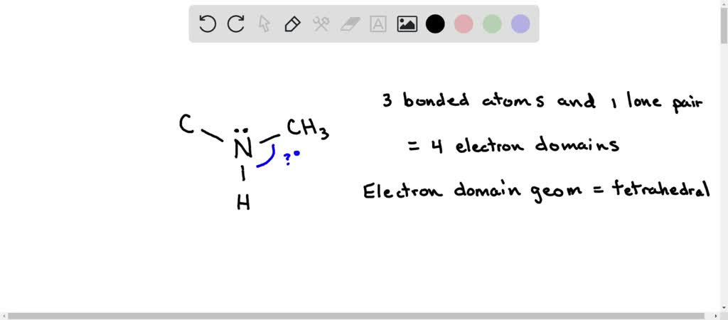 SOLVED: Based on the structure below, what is the value for the H-N-CH3 ...